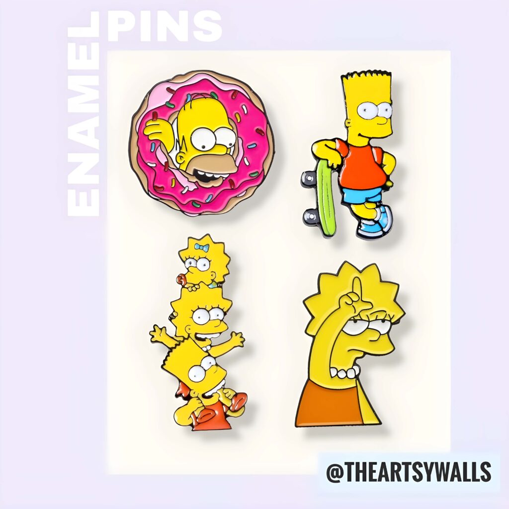 Simpsons Enamel Pins – The Artsy Walls